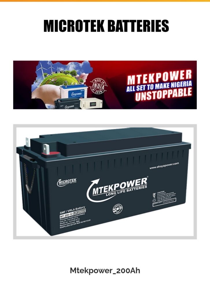 12V 200AH MICROTEk DEEP CYCLE BATTERIES – Enlighten Technology